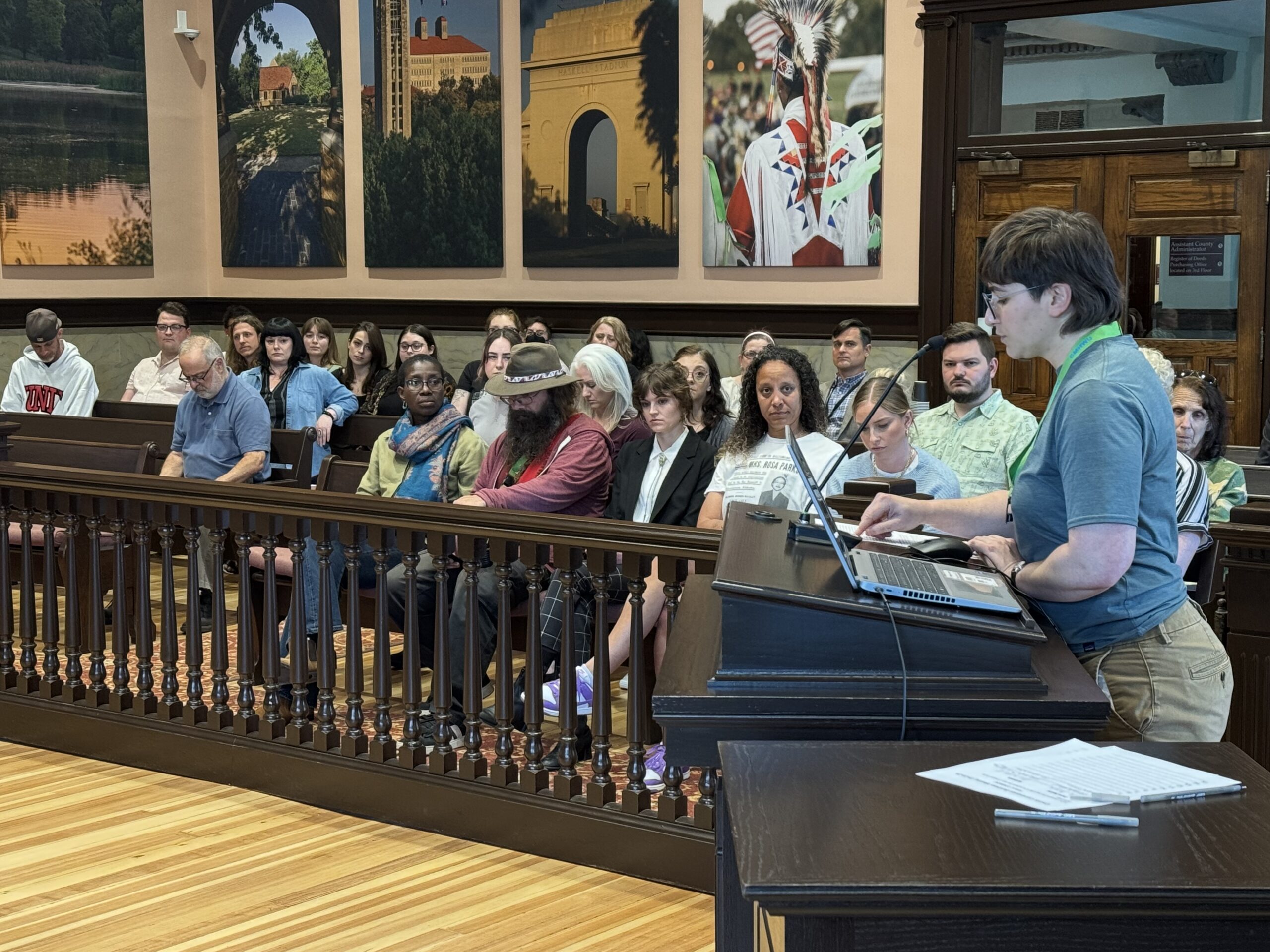 Bert Nash supporters, recently laid-off employees ask county for support, transparency about ...